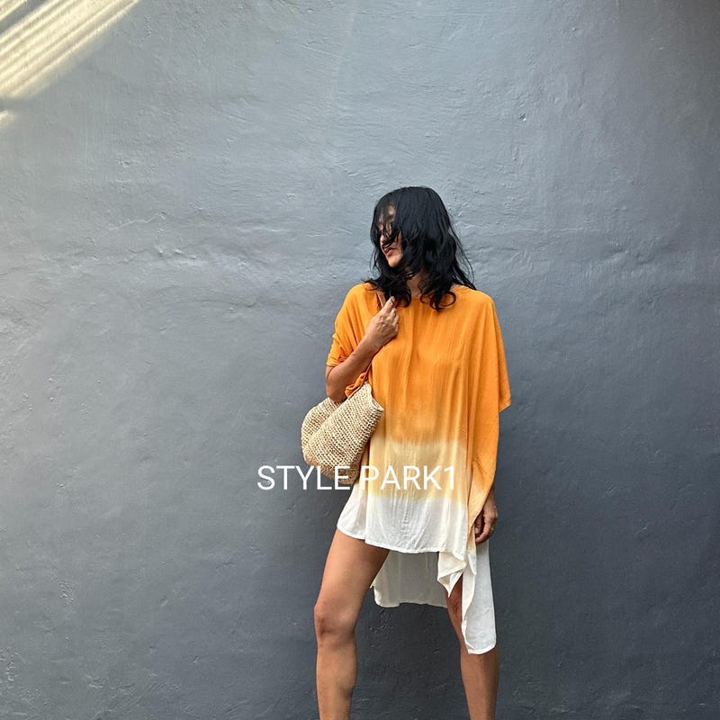 Yellow Beach Coverup - Etsy UK
