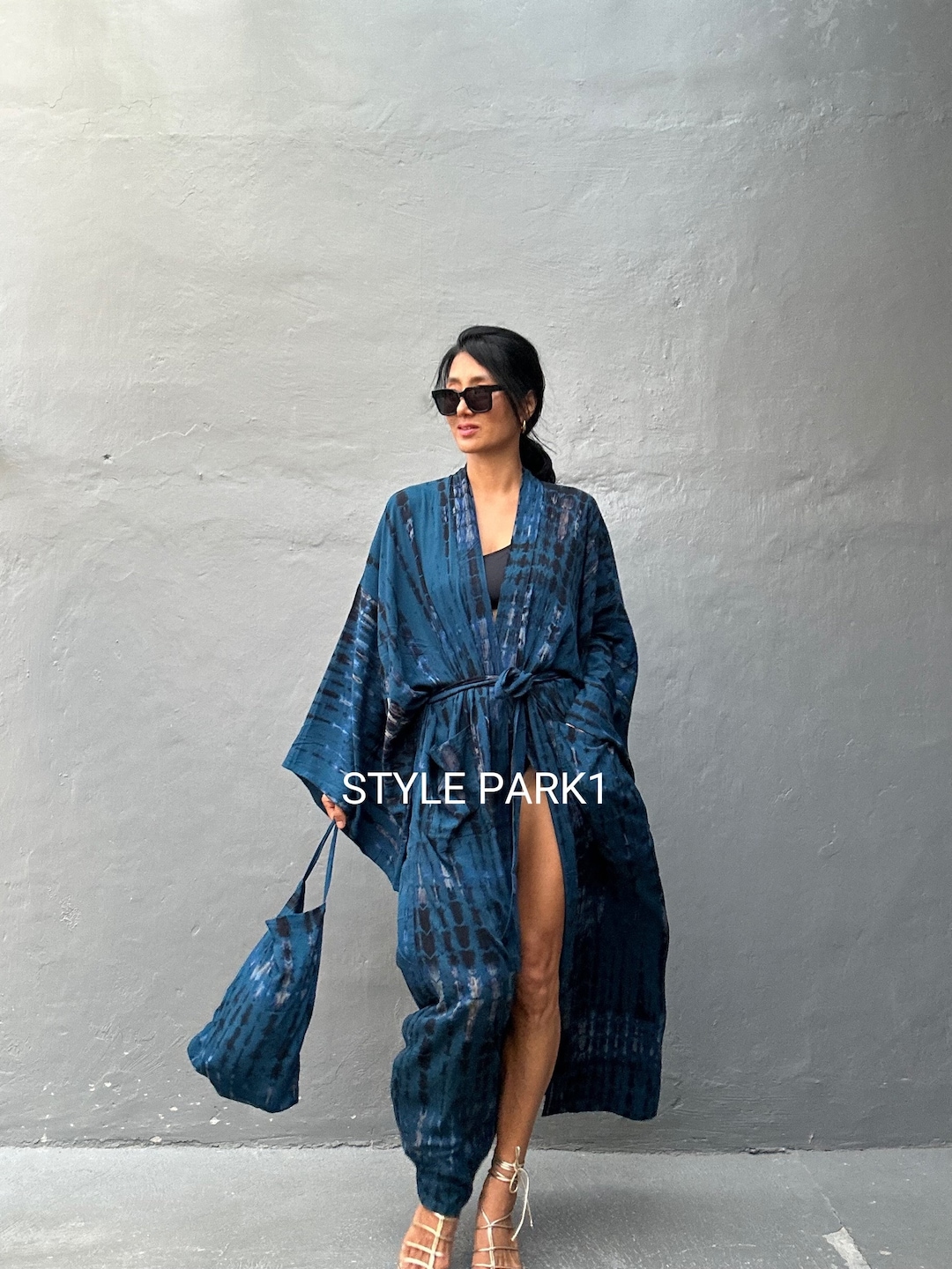 Lkb158/oversized Length Long Kimono, Robe, Summer,unisex Kimono,tall ...