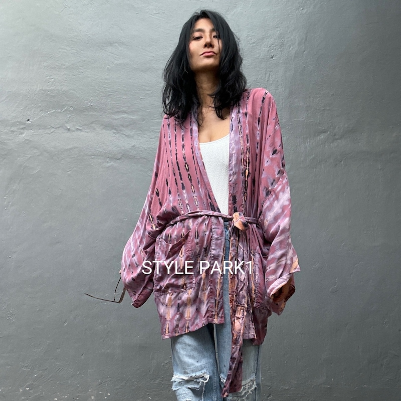 Black Kimono Style Top - Etsy UK