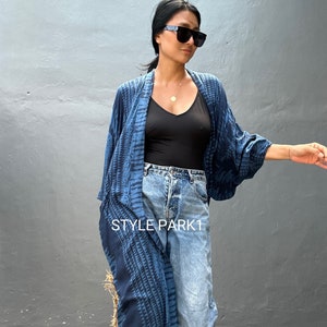 Vlkb118/light Weight Oversized Length Long Kimono, Robe, Summer,unisex ...