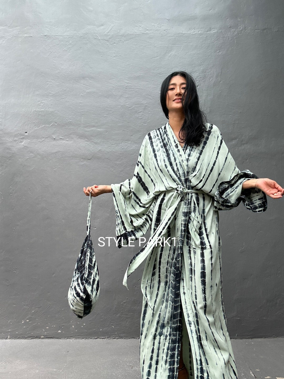 Lkb138/oversized Length Long Kimono, Robe, Summer,unisex Kimono,tall ...