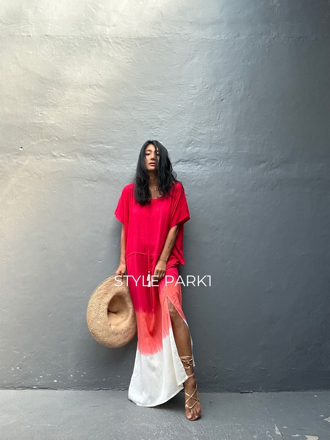 Ub07/maxi Dress, Resort Wear, Summer Daily Look, Boho Dress,simple,home ...