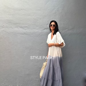 Lv12/maxi Dress, Resort Wear, Summer Daily Look, Boho Dress,simple,home ...