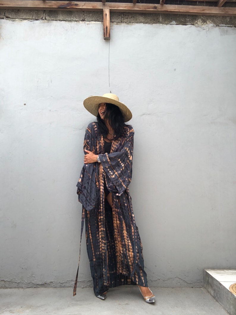 Lkb05/oversized Length Long Kimono Robe Summerunisex - Etsy