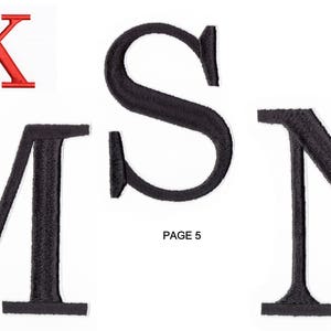 FABRIC Iron on Colourful LETTER'S NUMBER'S Embroidered - Etsy