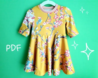 Baby Gown PDF Sewing Pattern, Digital Download, Infant Gown, Newborn ...