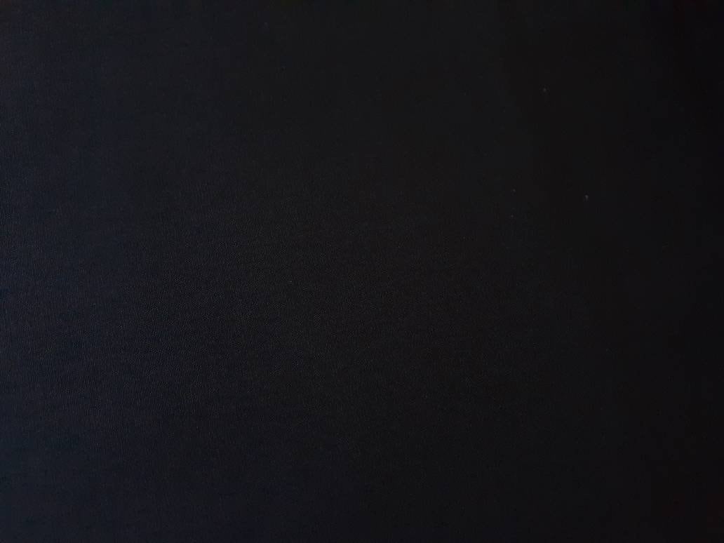 Jet Black Solid Color Fabric 100% Organic Cotton Poplin by | Etsy