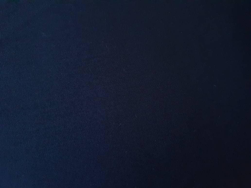 Dusk Midnight Navy Solid Color Fabric 100% Organic Cotton | Etsy