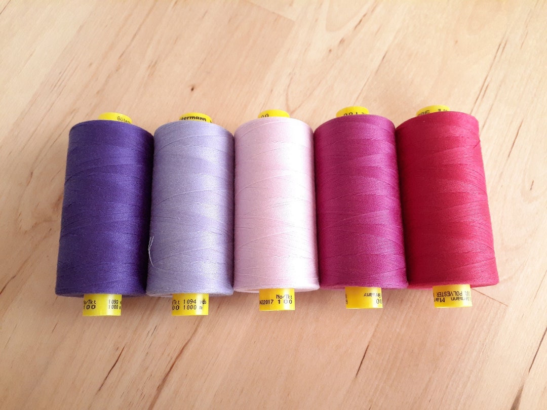 Pink Gutermann Thread Choose One in Purple, Lavender, Hot Pink, Baby ...