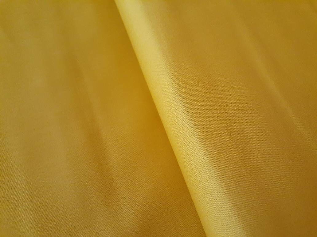 Marigold Solid Color Fabric 100% Organic Cotton Poplin | Etsy