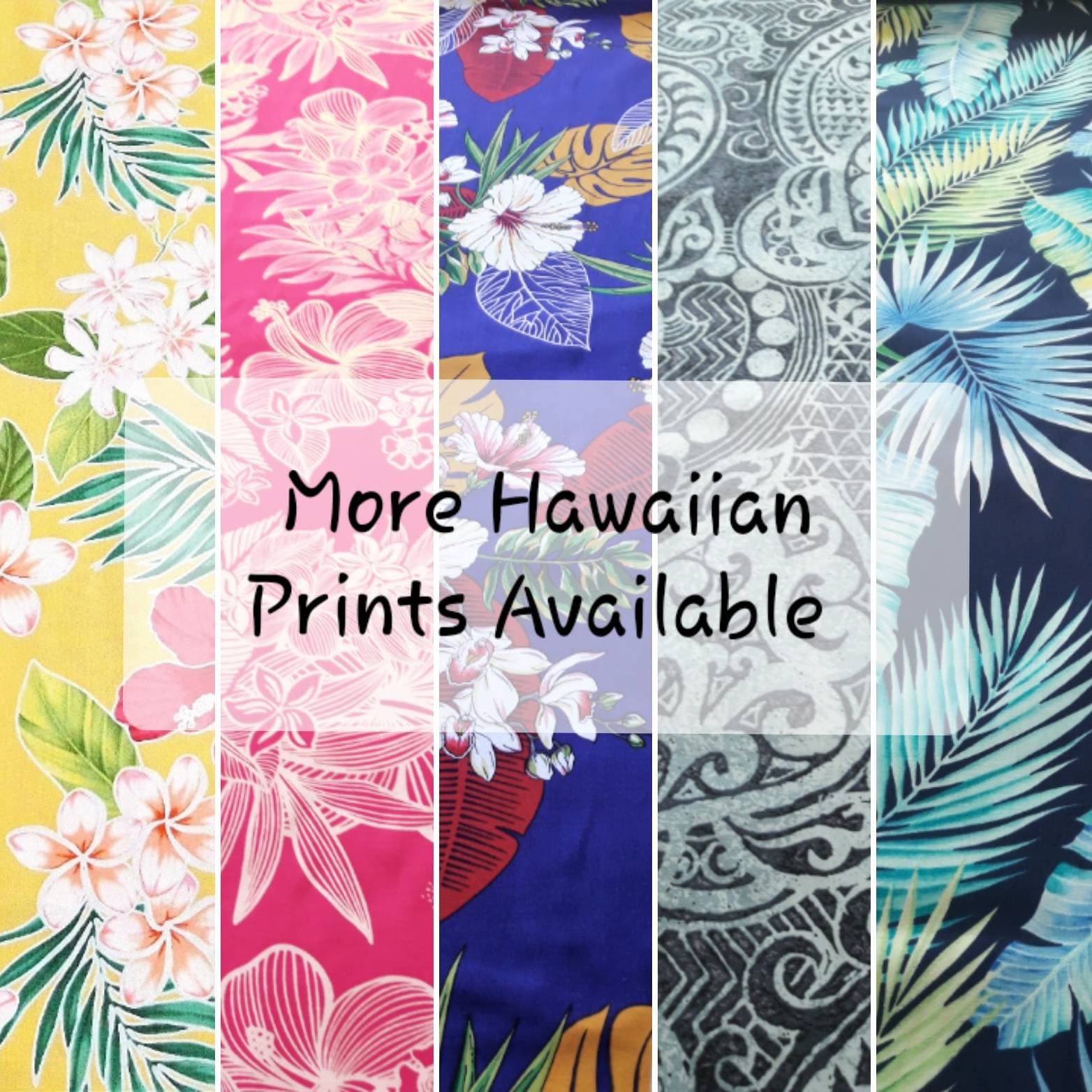 Colorful Hawaiian Fabric Royal Purple, Gold, Red, Multi-color Floral ...