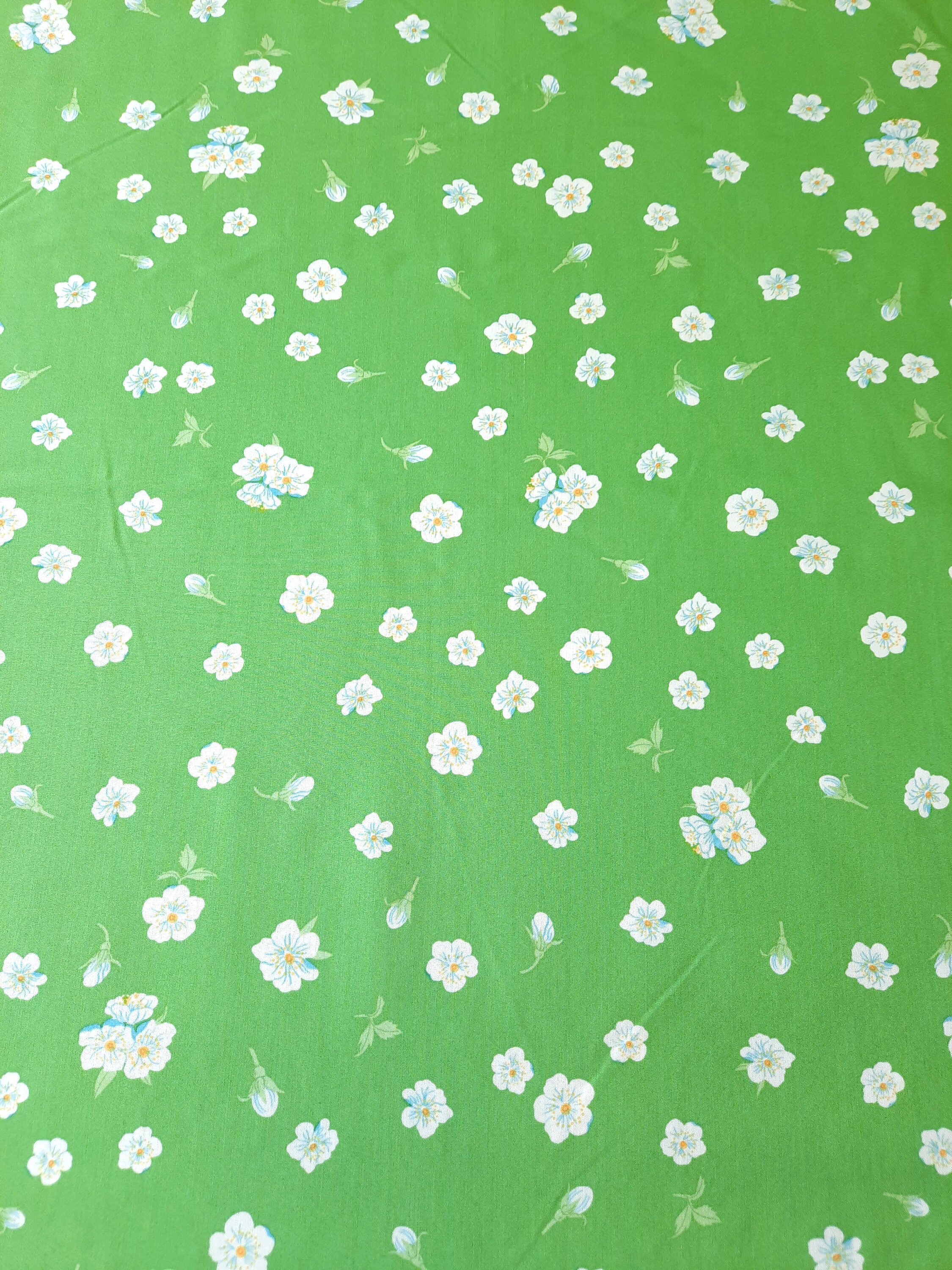 Plum Blooms Organic Cotton Poplin Fabric Flowering Trees - Etsy