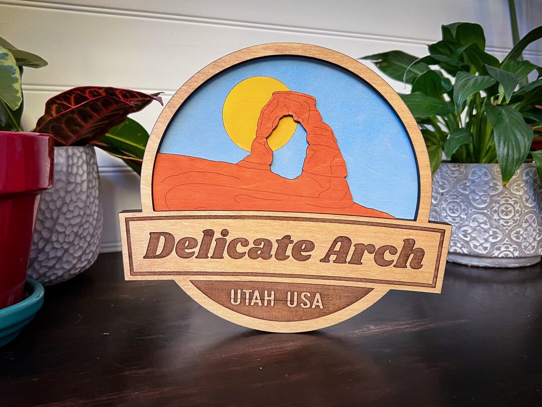 Arches Nation Park Sign | Delicate Arch | Arches Sign | Delicate Arch ...