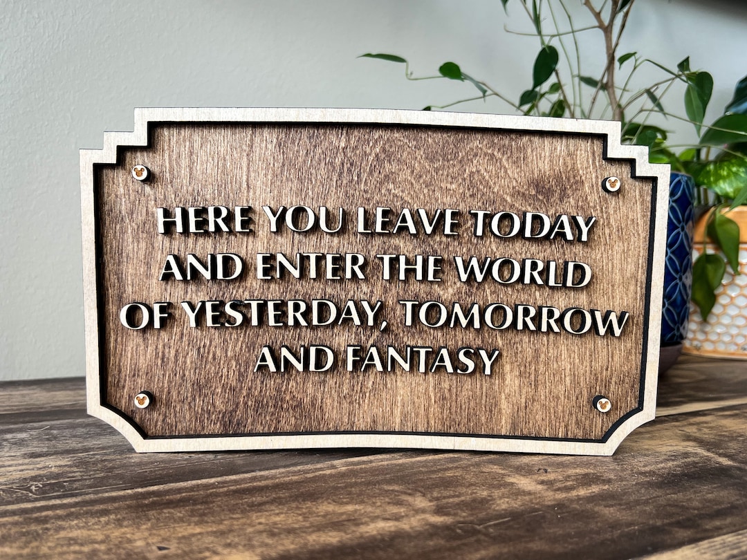 Disneyland Entrance Sign | Disneyworld Entrance Sign | Disney Wall ...