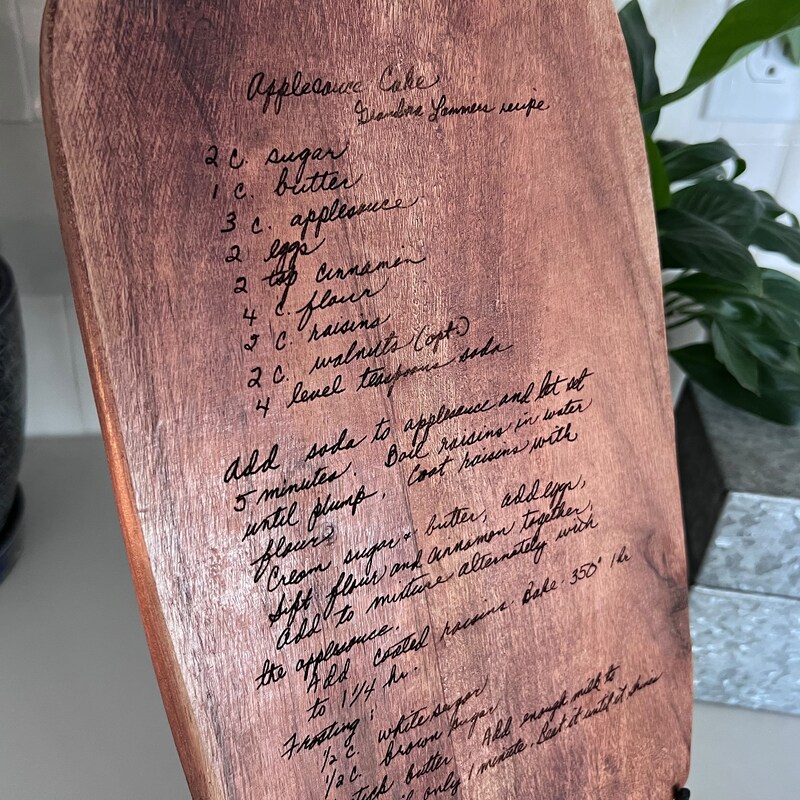 Handwritten Recipe - Etsy