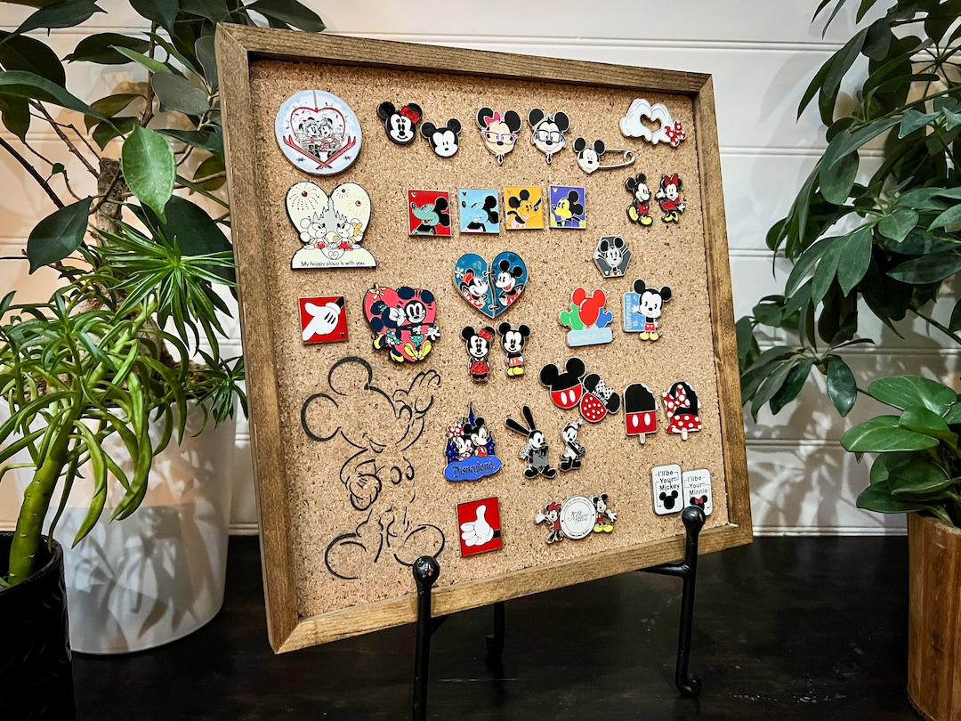 Disney Inspired Pin Trading Board | Pin Trader Board | Pin Display ...