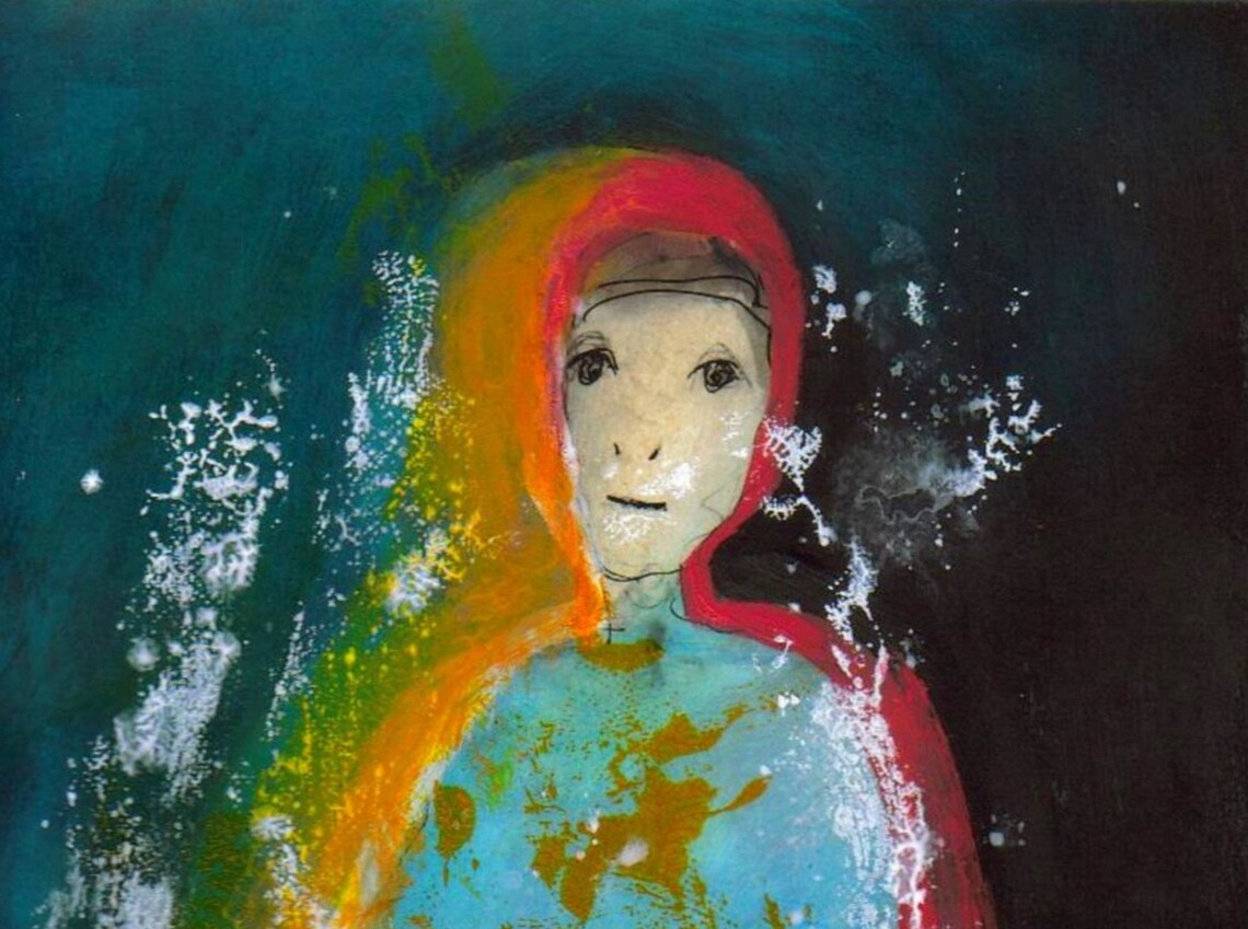 Colorful Figure, Female Silhouette, Multicolored Artwork, Modern ...