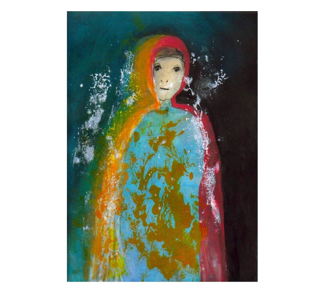 Colorful Figure, Female Silhouette, Multicolored Artwork, Modern ...