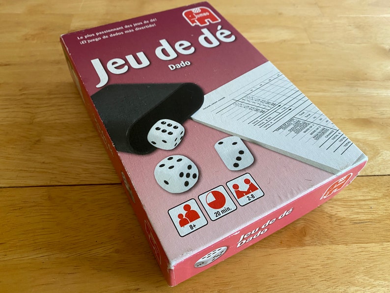 Vintage Dice Game Jeu De Des French Dice Game Similar to Yahtzee - Etsy UK
