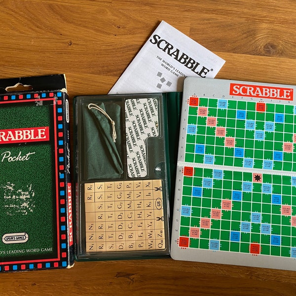 Travel Scrabble - Etsy