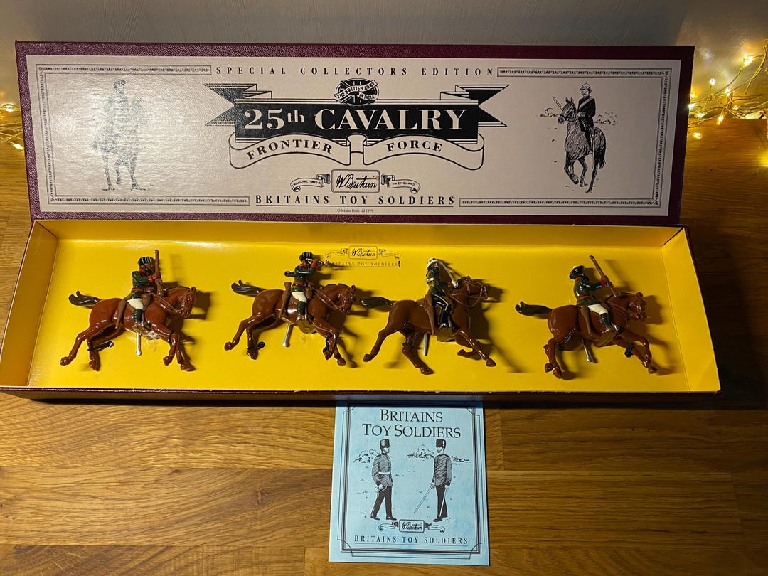 Britains Toy Lead Mounted Soldiers - 25th Cavalry Frontier Force - 8829 ...