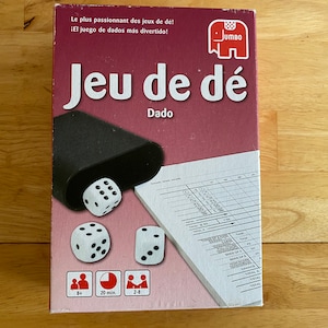 Vintage Dice Game Jeu De Des French Dice Game Similar to Yahtzee - Etsy UK