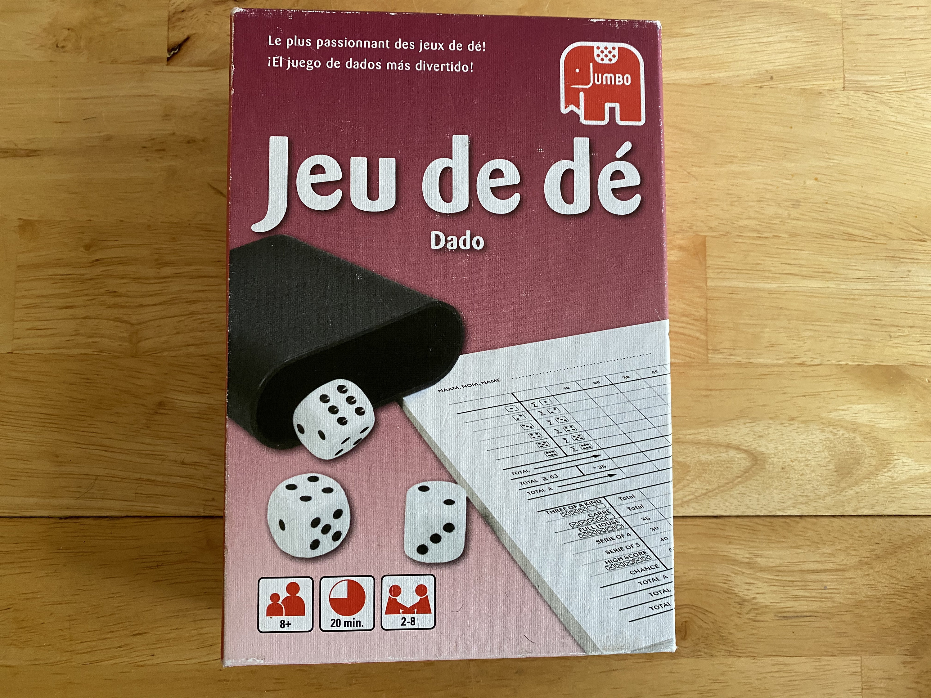 Vintage Dice Game Jeu De Des French Dice Game Similar to Yahtzee - Etsy UK