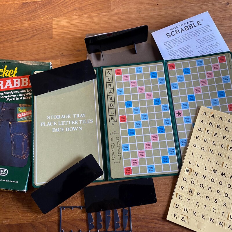 Travel Scrabble - Etsy
