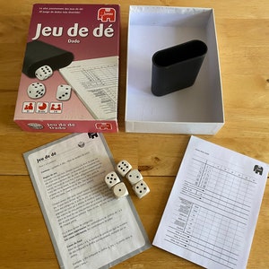 Vintage Dice Game Jeu De Des French Dice Game Similar to Yahtzee - Etsy UK