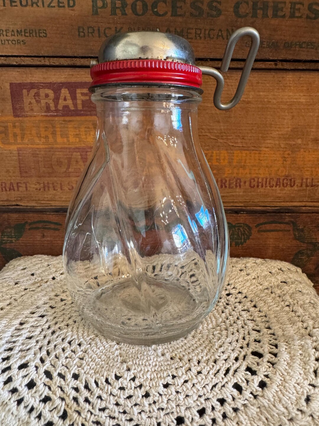 Vintage Androck Glass Nut/spice Chopper Grinder With Key Handle - Etsy