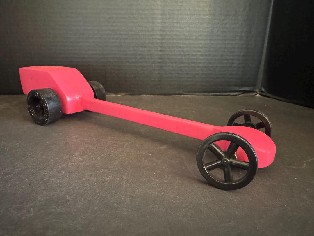 Vintage Wooden Dragster CO2 Car 1970s - Pinewood Derby - Etsy