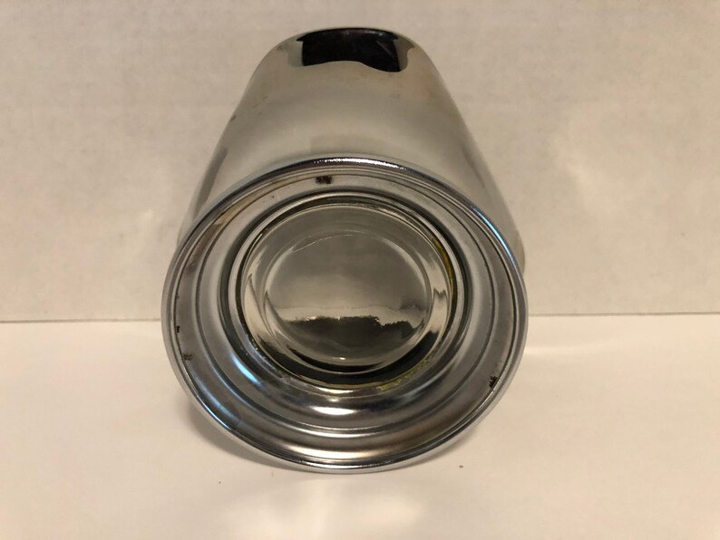 Vitreon Queen's Lusterware Silver Fade Ombre Bowl With Chrome Base - Etsy