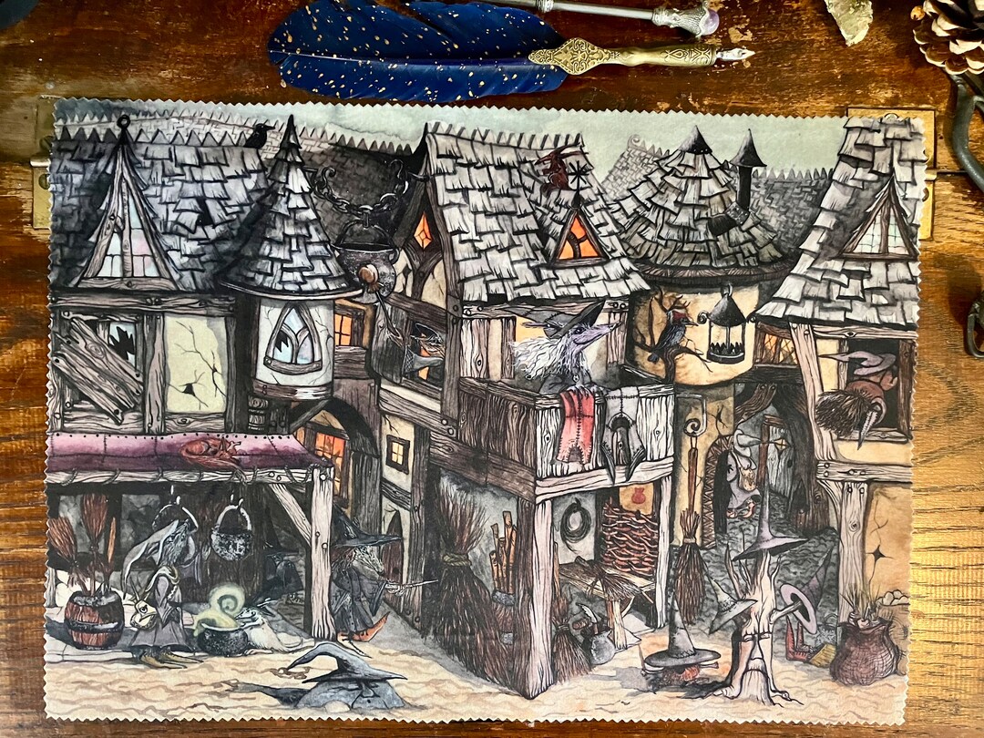 Witch Village Trasgar Velvet Altar Cloth Magical Gift - Etsy