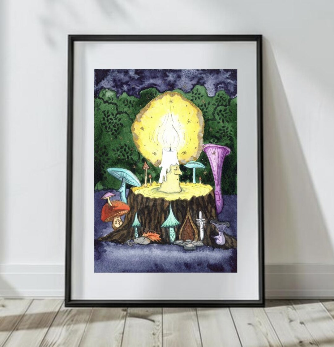 Be Surprised, A4/5 Signed Art Print - Magical Woodland, Matlock the ...