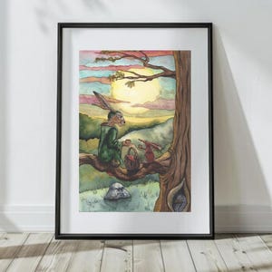 Summer Solstice, A3/4/5 Signed Art Print - Summer Landscape -matlock ...