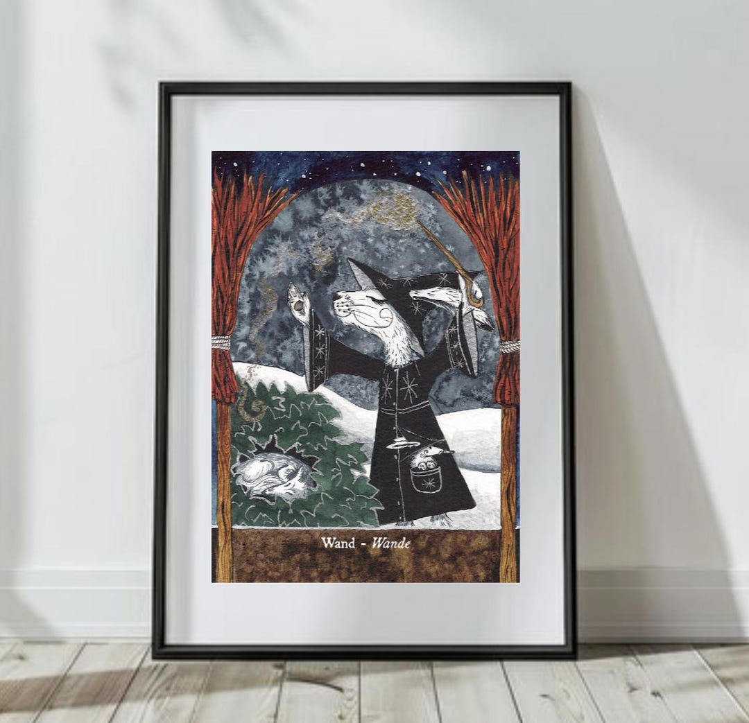 Witchy Art Print, A3/4/5 Signed Art Print - Witchy Spell, Matlock the ...