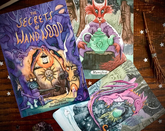 LAST FEW Oracle Cards of the Secrets of Wand Wood -unique Gift,tarot ...