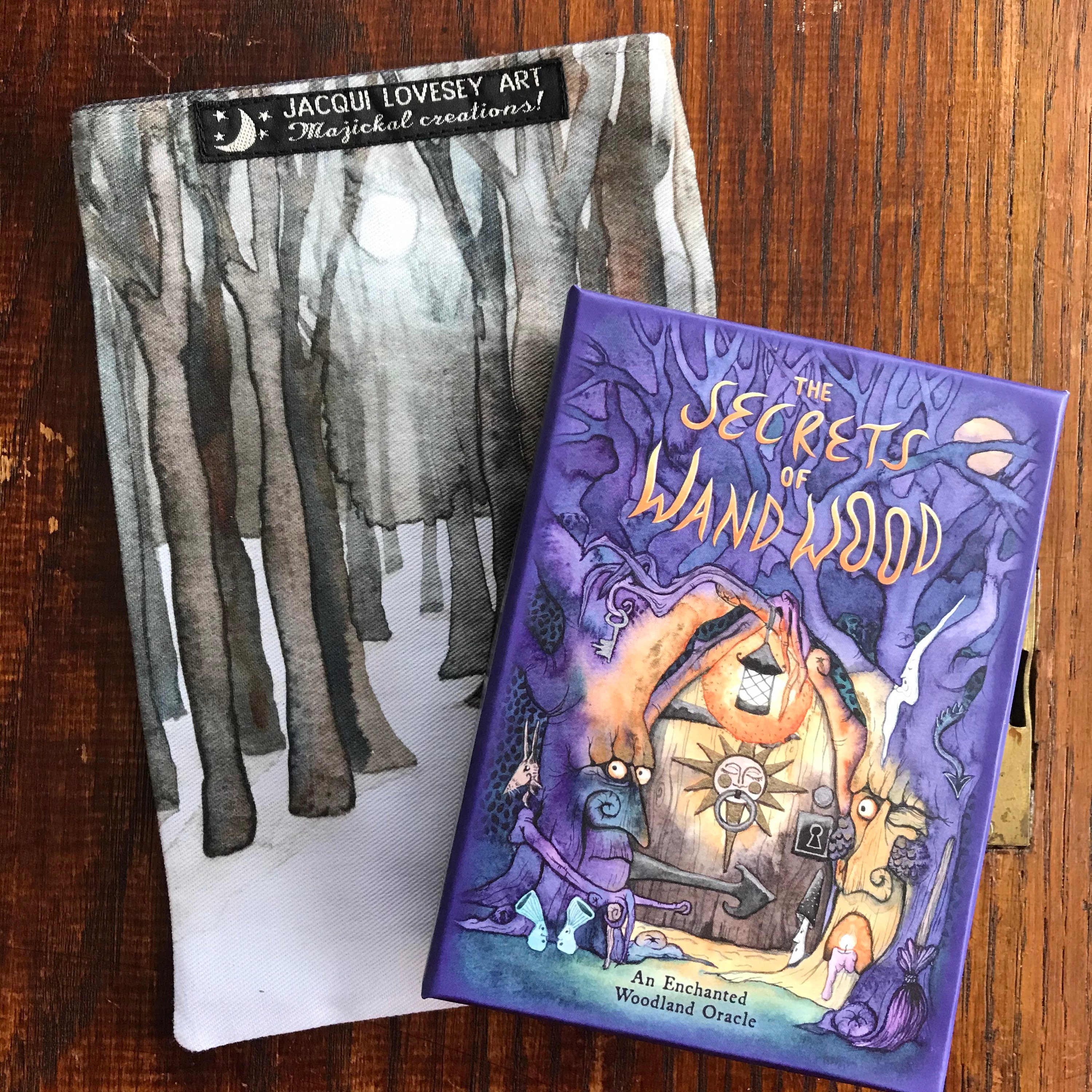 Wand Wood Oracle Deck/tarot Deck Cotton Pouch/bag. - Etsy