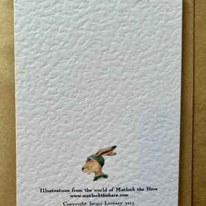 Matlock the Hare Witch Birthday Card – Fantasy Art Greeting Card - Etsy