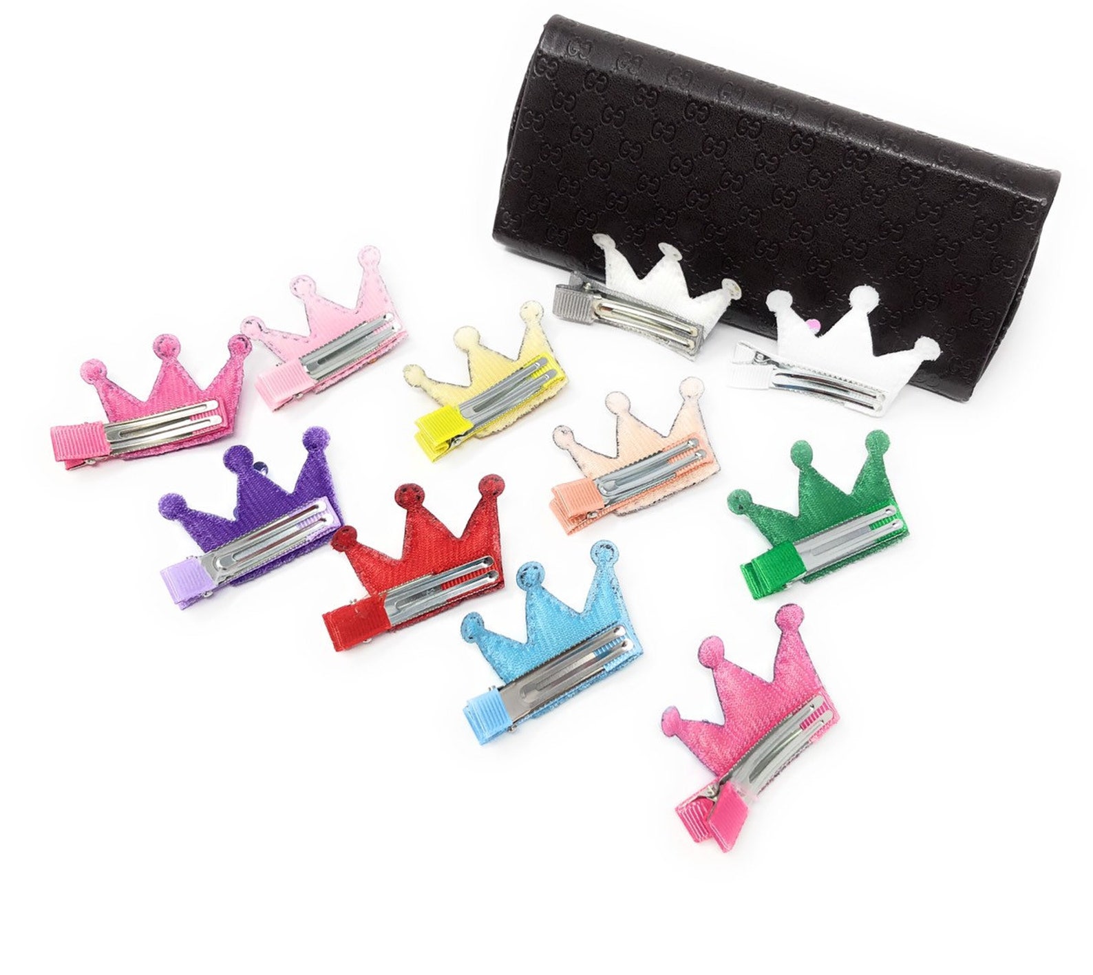 Princess Crown Sequins Hair Clips Princess Hair Clips for | Etsy