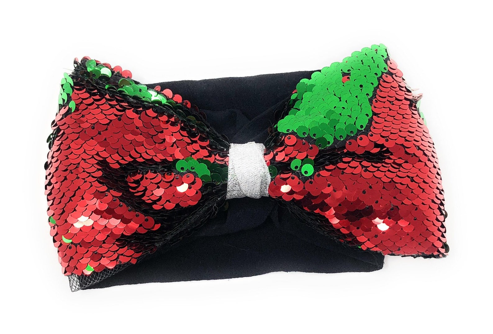 Flip Sequins Bow Headband Head Wrap for Girls Stretchy | Etsy