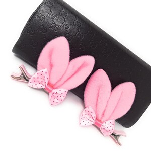 Rabbit Ear Hair Clips, Bow Clips for Girls , Birthday Gifts, Bunny Ears ...