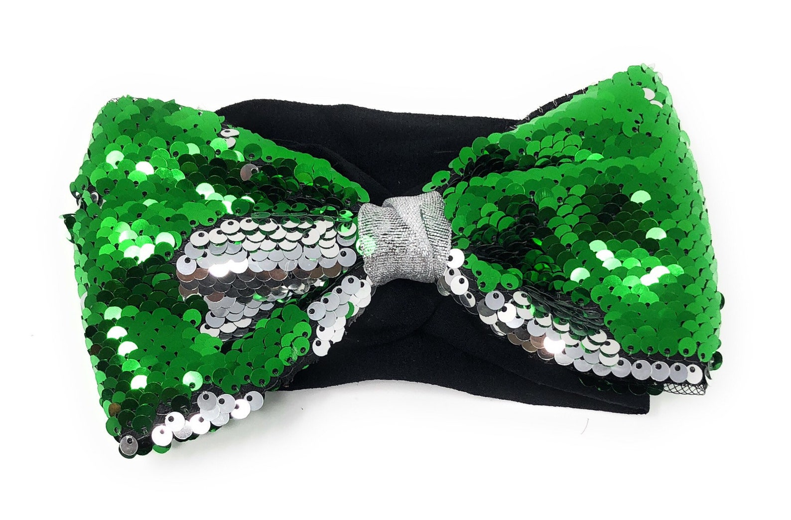 Flip Sequins Bow Headband Head Wrap for Girls Stretchy | Etsy