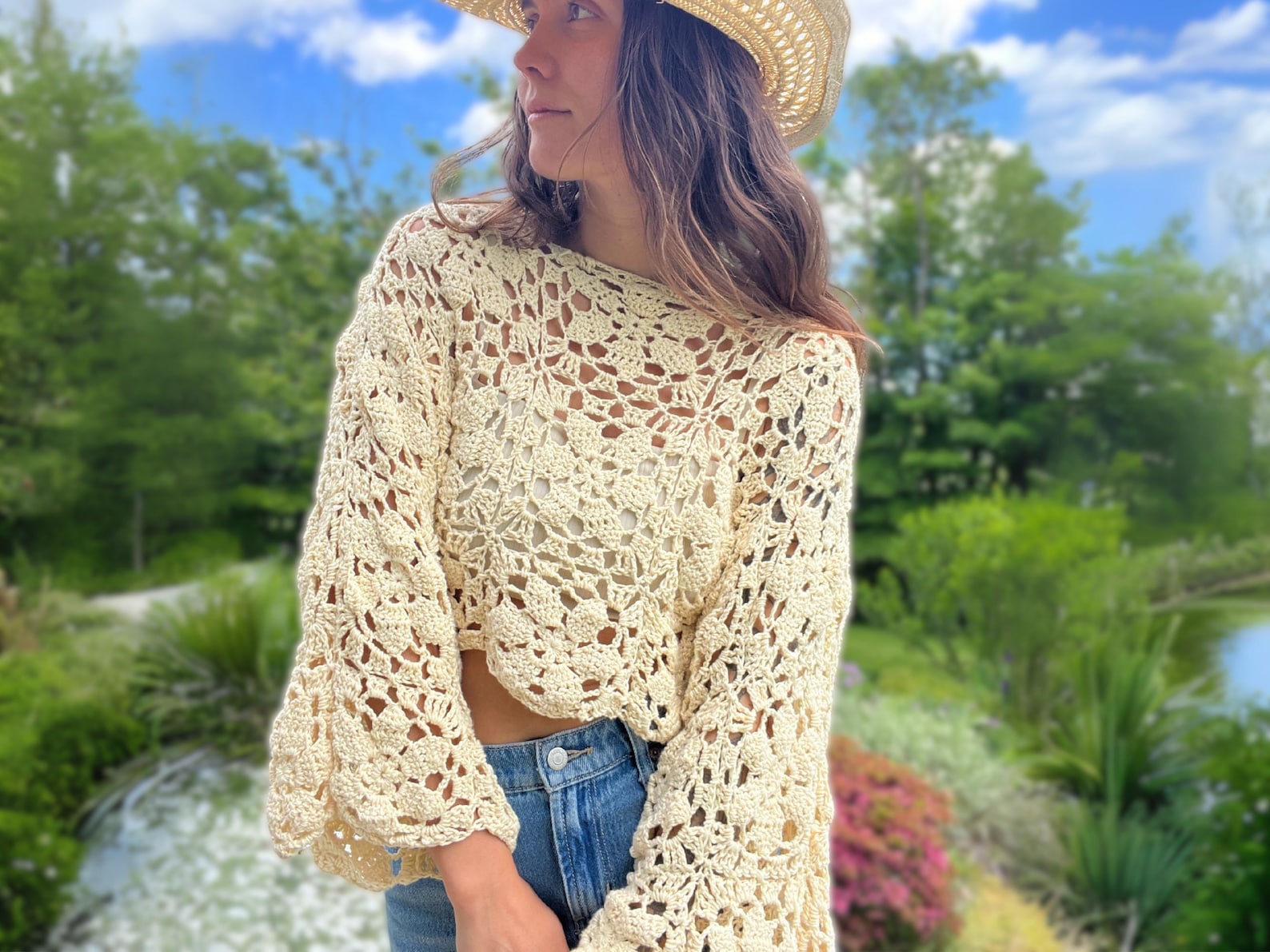 Crochet Granny Square Top Pattern: Boho Festival Shirt (PDF Pattern) - Etsy