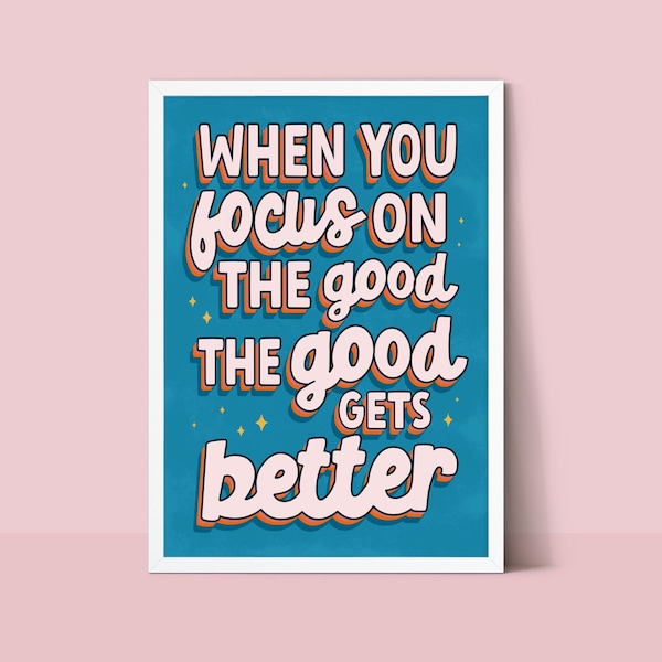Focus on the Good - Etsy