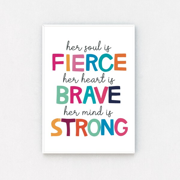 Be Brave Wall Art - Etsy