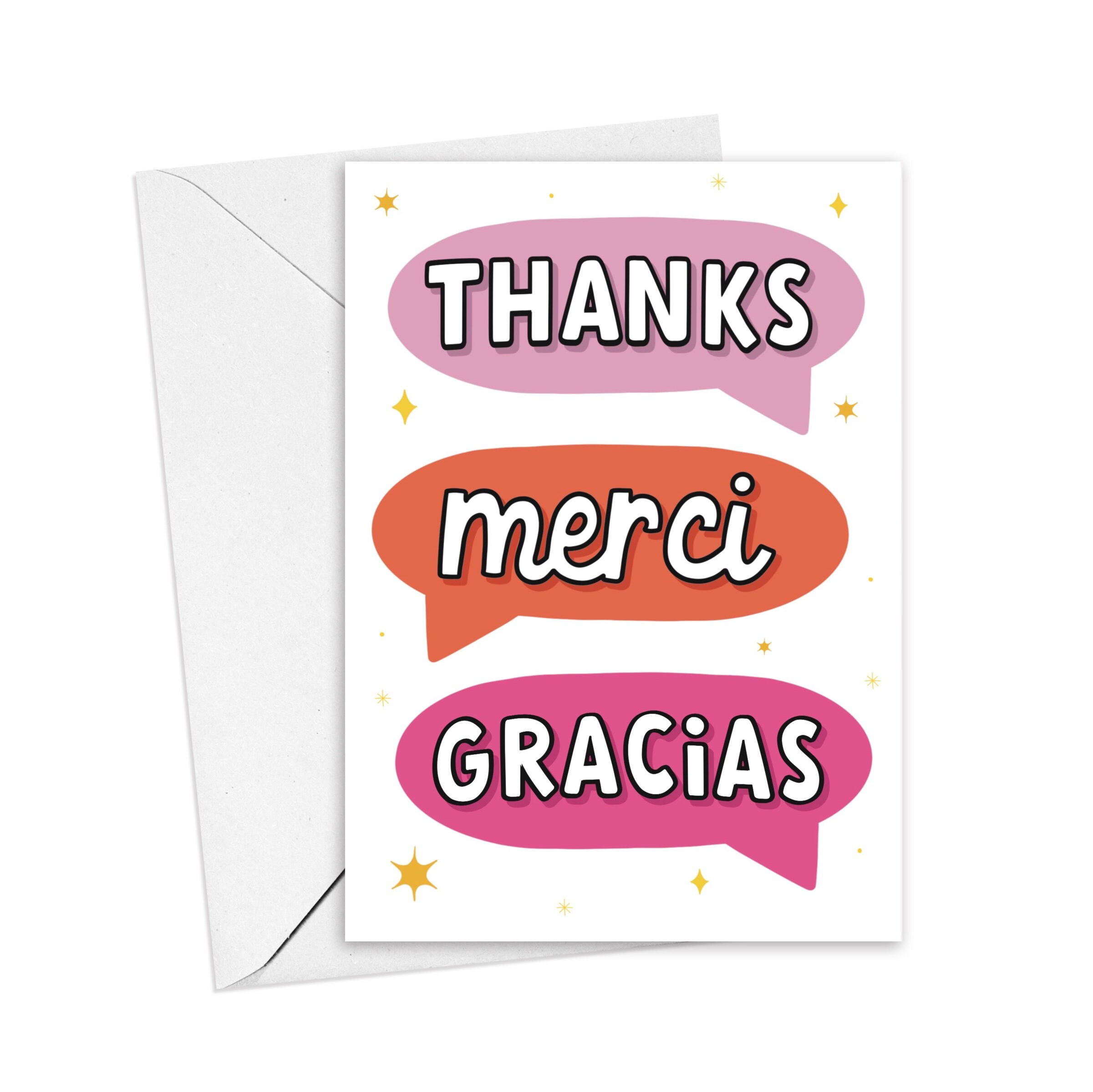Gracias Thank You Merci