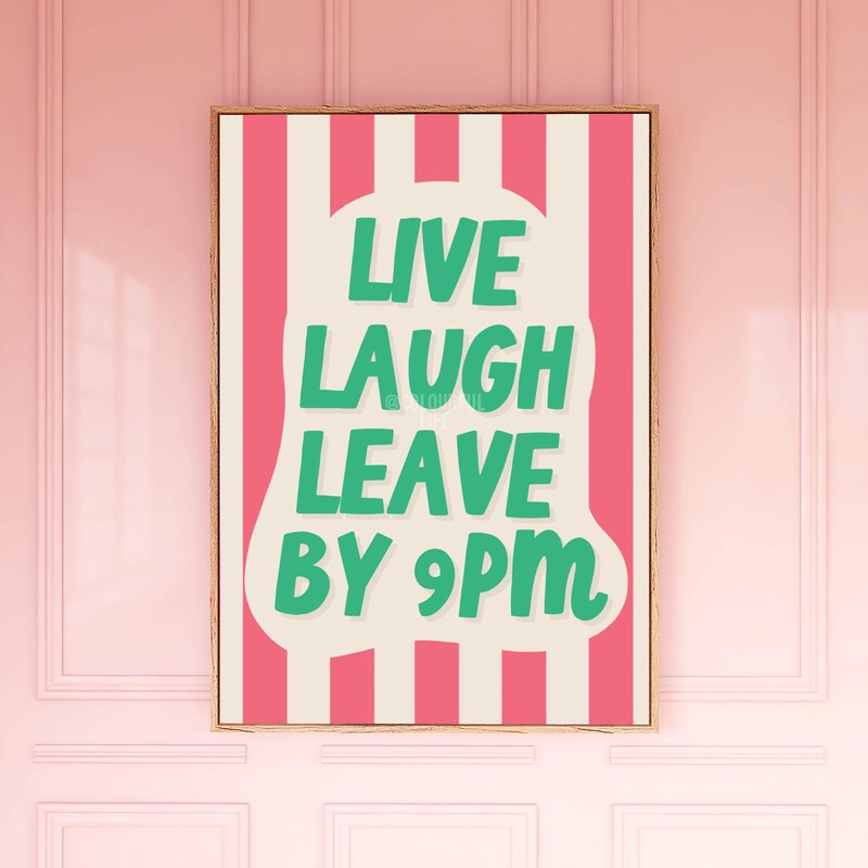 Live Laugh Love Parody - Etsy