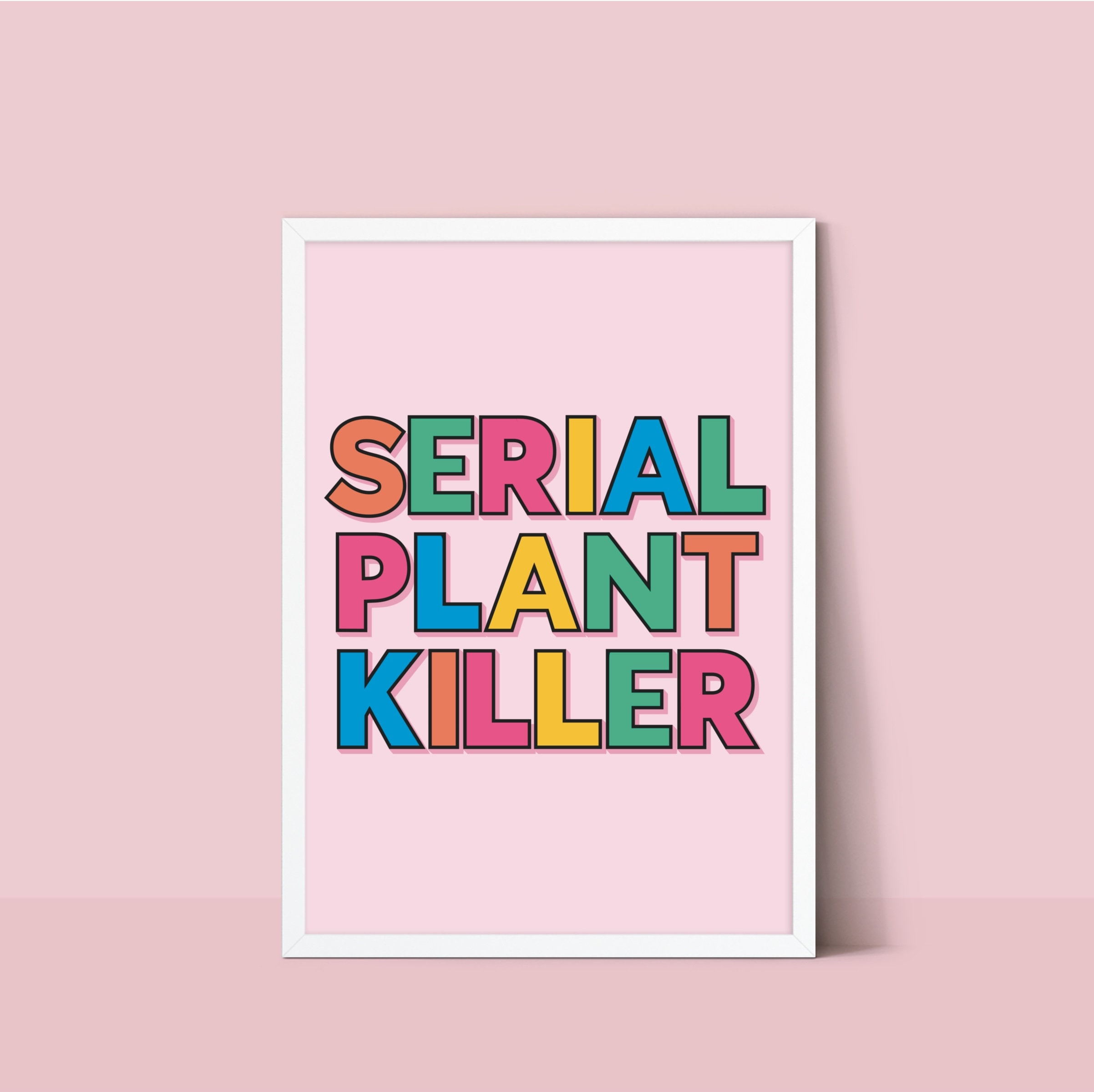 Funny Quote Poster for Gardeners Serial Plant Killer - Etsy UK