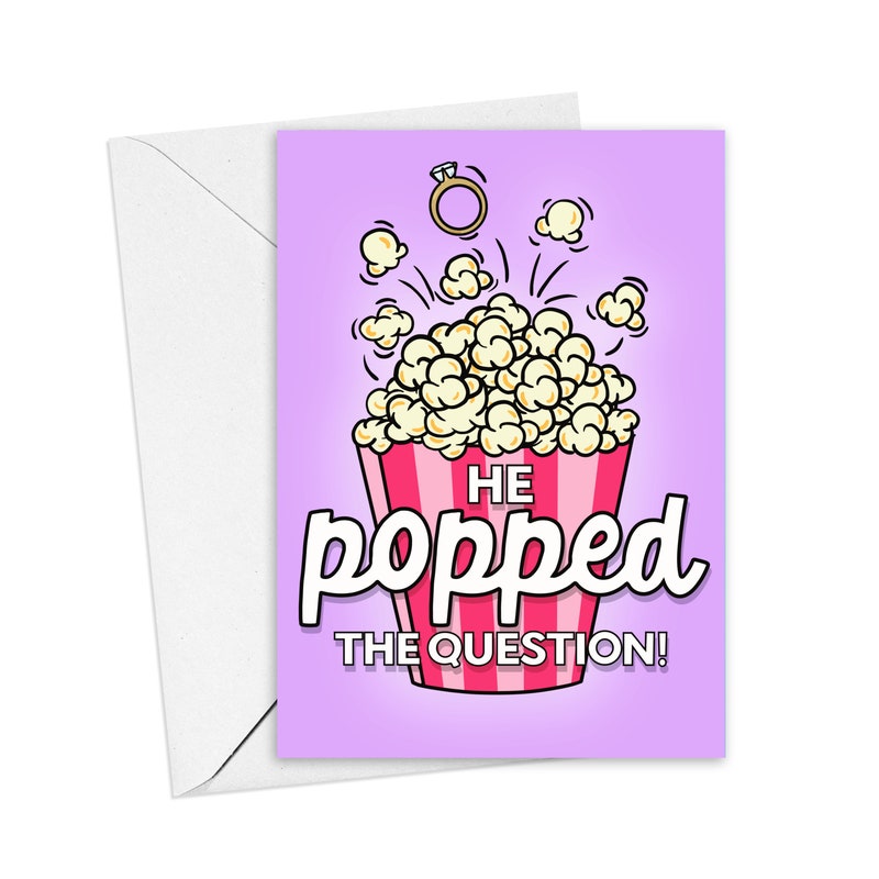 Pop the Question - Etsy